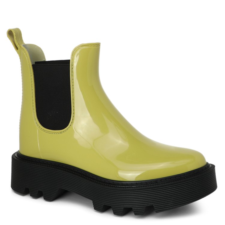 Резиновые ботинки женские Tendance HC0629-1 желтые 37 EU