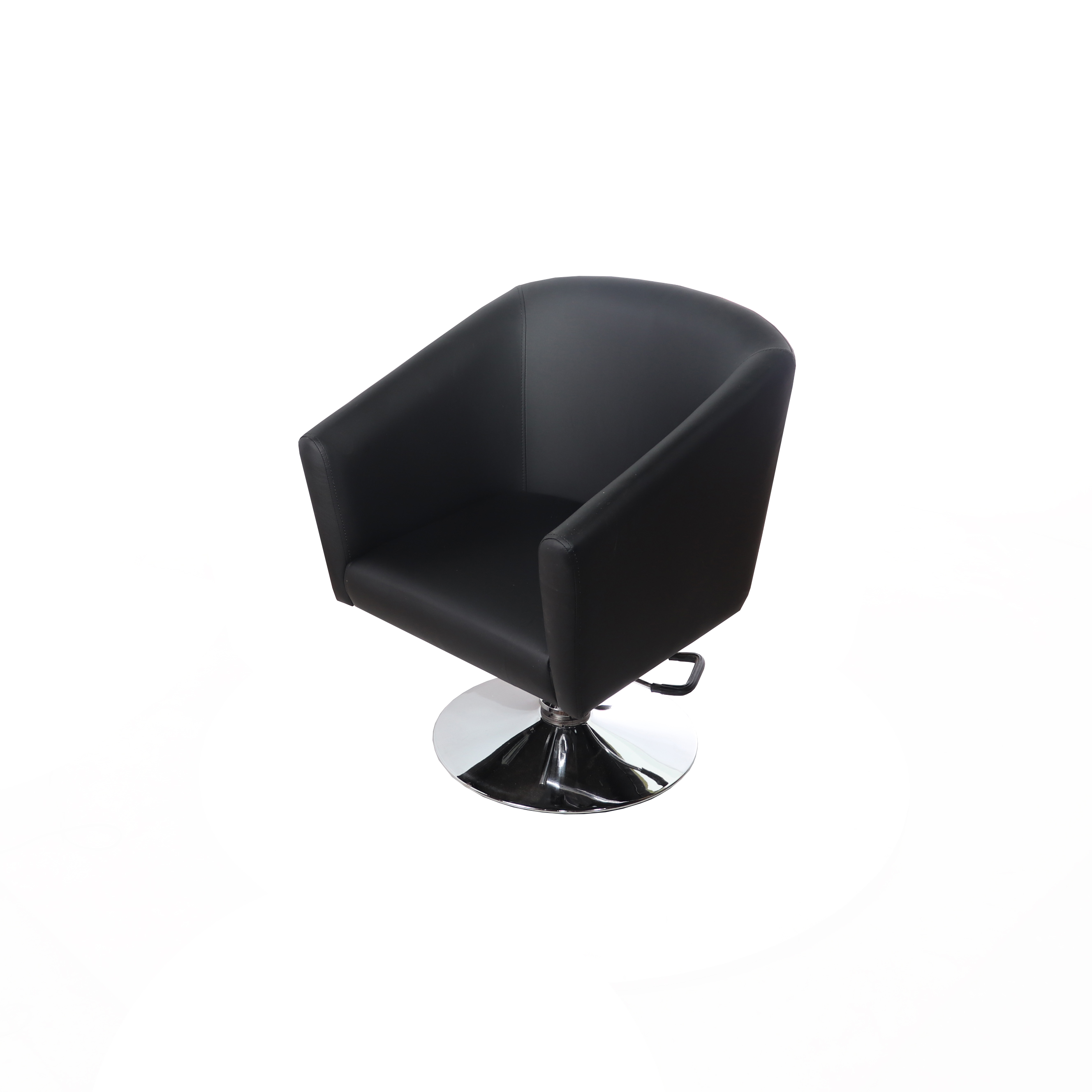 Парикмахерское кресло Nice Mebel Саида, черный, диск