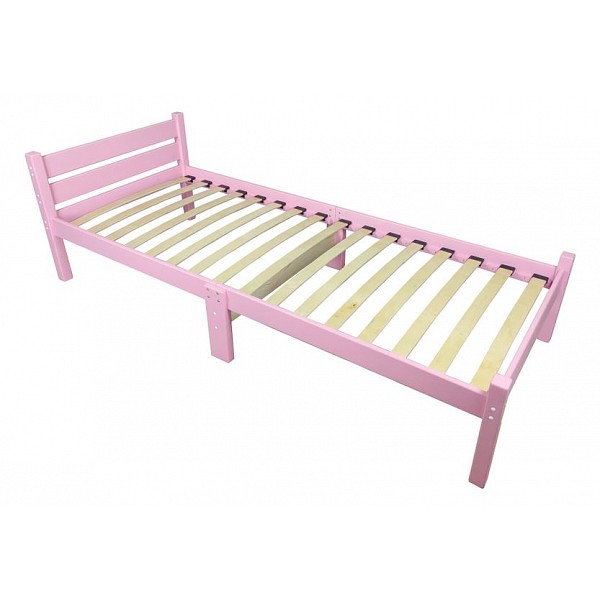 Кровать односпальная Компакт Орто 2000x800 розовый
