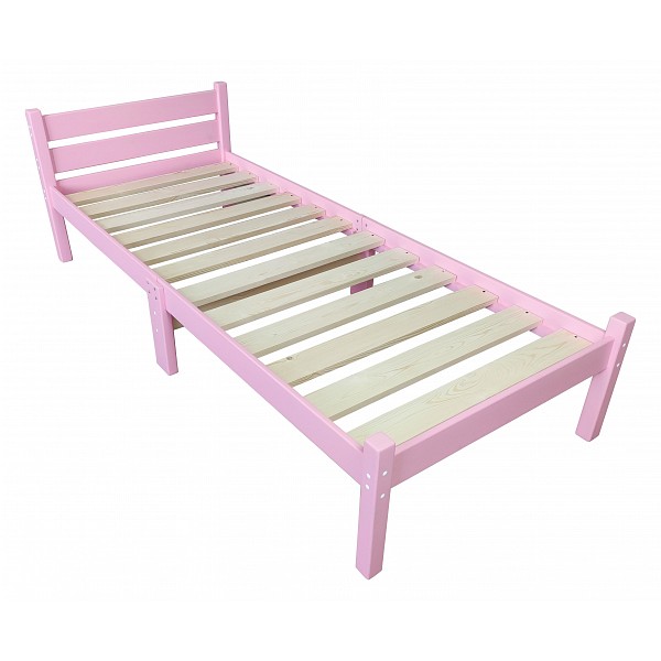 Кровать односпальная Компакт 2000x600 розовый