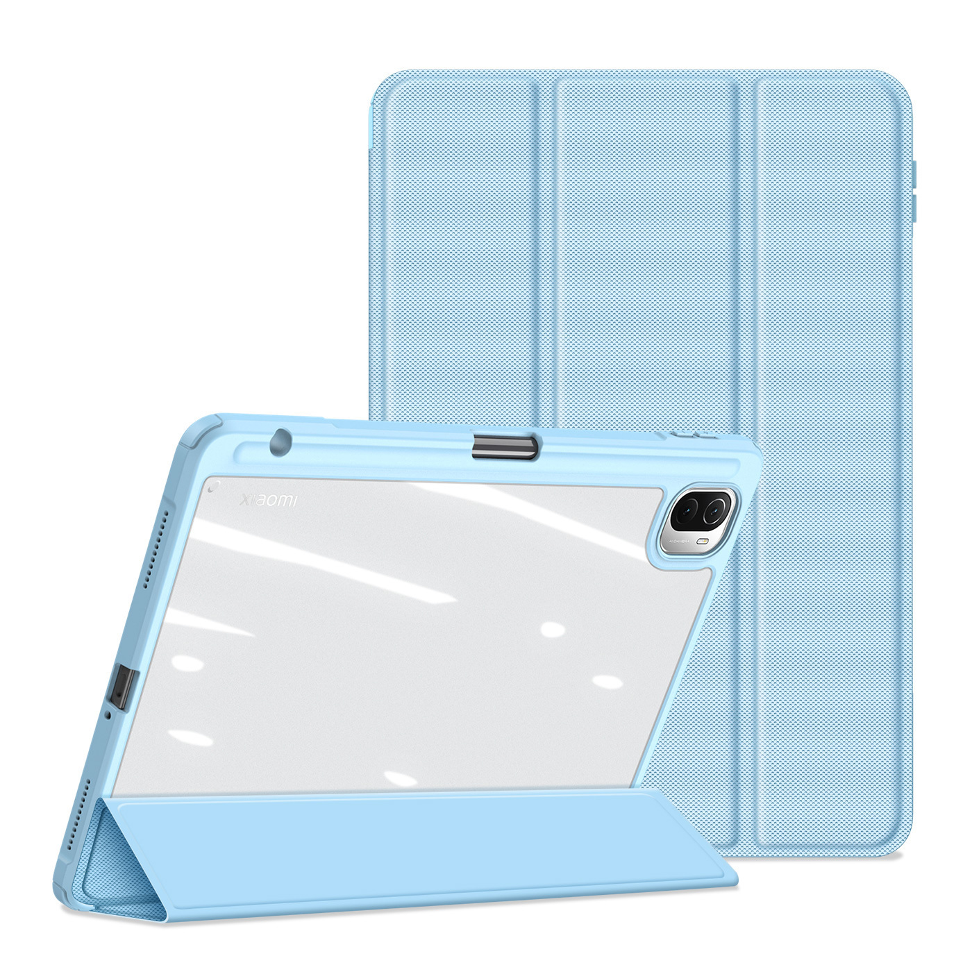 Чехол книжка для Xiaomi Mi Pad 5 / 5 Pro, Dux Ducis Toby series голубой