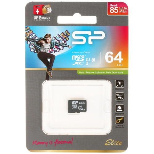 Карта памяти Silicon Power Micro SDXC SP064GBSTXBU1V10 64GB