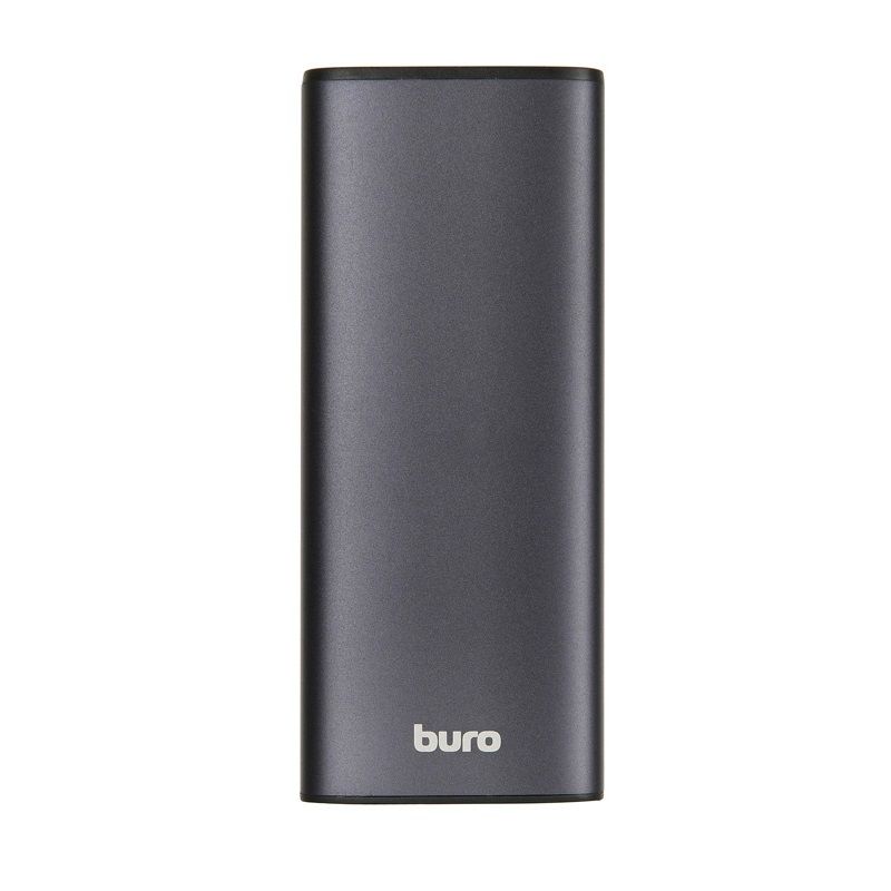 Внешний аккумулятор BURO RB-10000-QC3.0-I&O 10000 мА/ч Silver