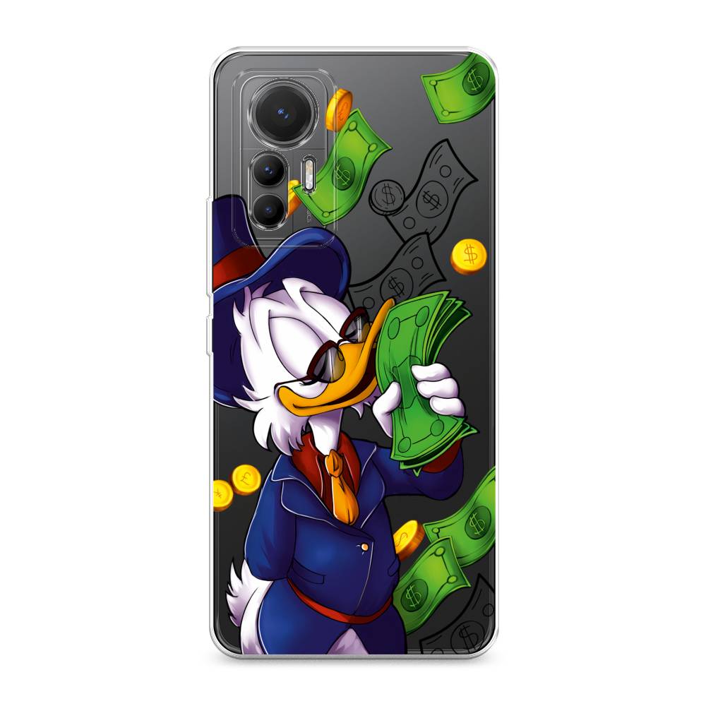Чехол на Xiaomi 12 Lite "Scrooge McDuck with Money"