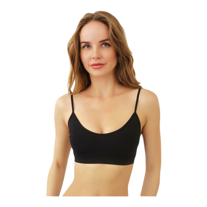 Топ домашний женский SeamlessFLEX черный M/L