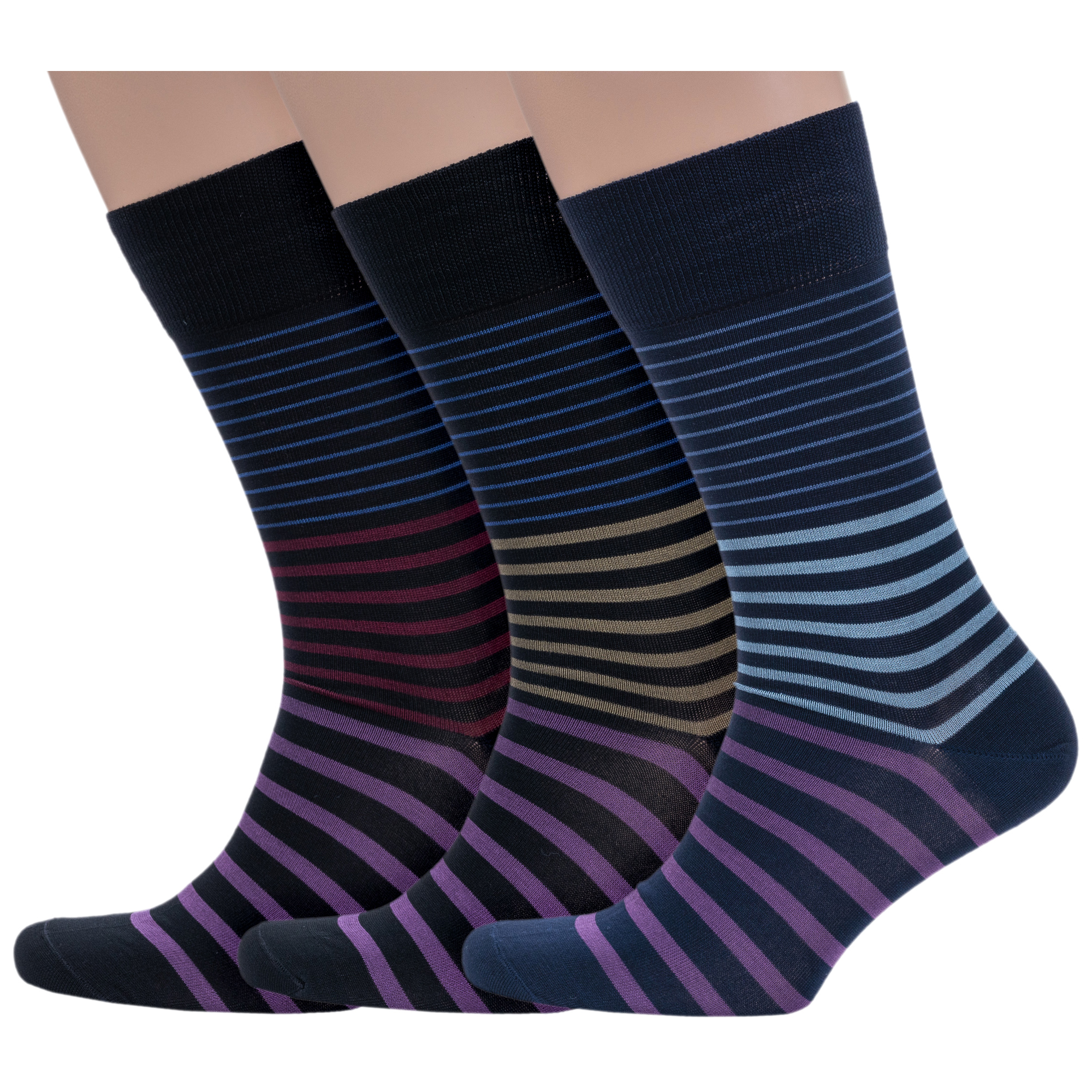 Комплект носков мужских Sergio di Calze 3-15SC15 разноцветных 25