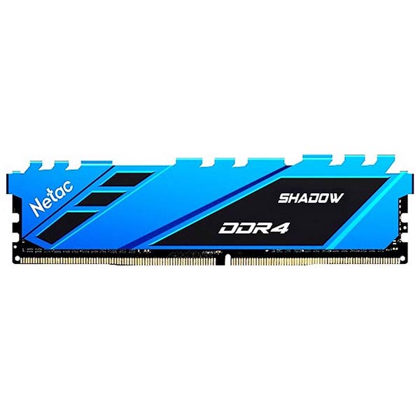 Оперативная память Netac Shadow Blue 16Gb DDR4 3200MHz (NTSDD4P32SP-16B)