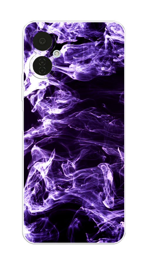 Чехол на Tecno Camon 19 Neo  "Фиолетовый дым"