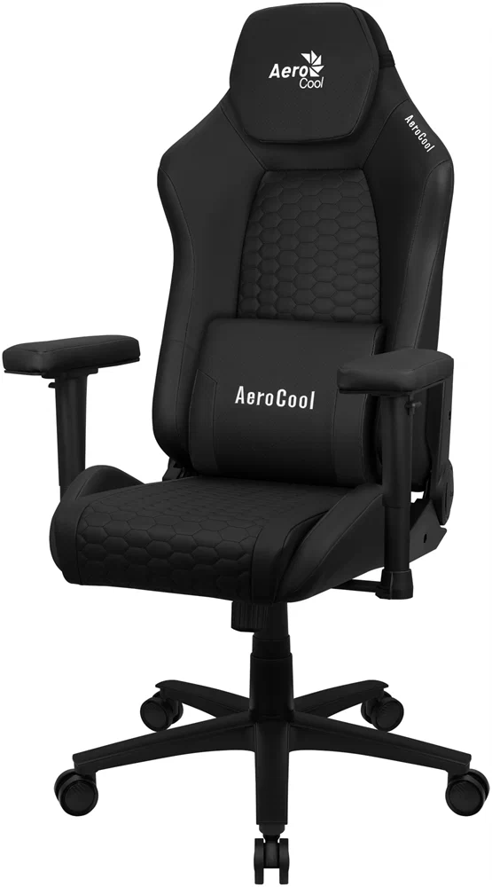 Компьютерное игровое кресло Aerocool CROWN Leatherette All Black