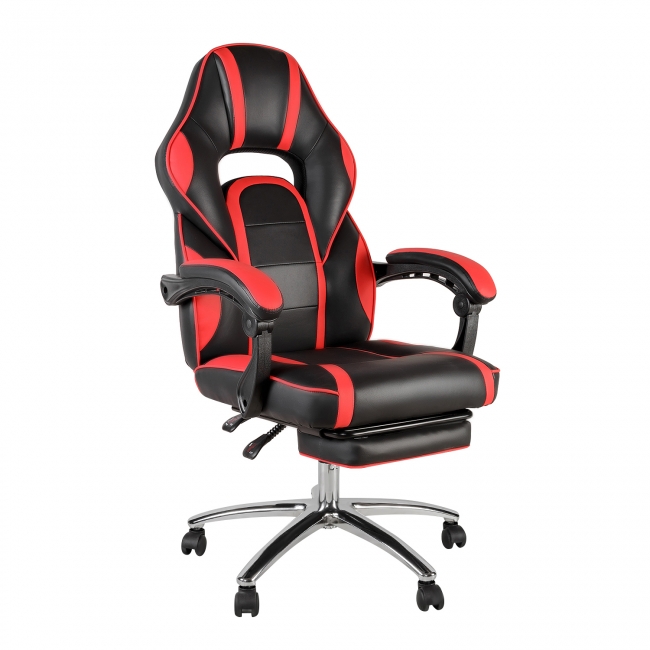 Кресло игровое MF-2012-wf, черный/красный