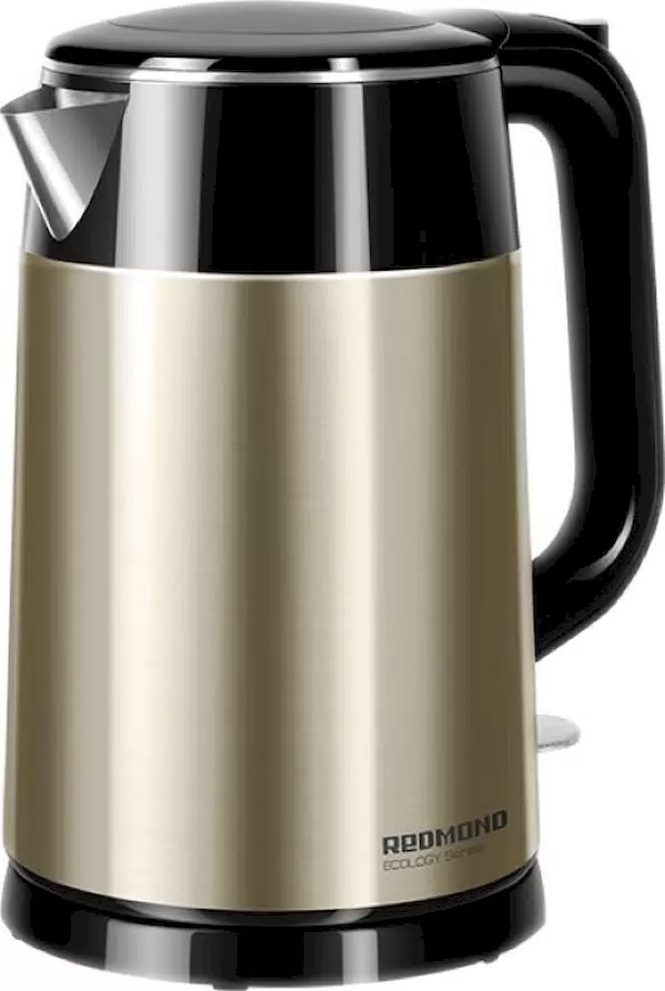 Чайник электрический Redmond RK-M1582 1.7л. 1800Вт золотистый/черный (корпус: нержавеющая