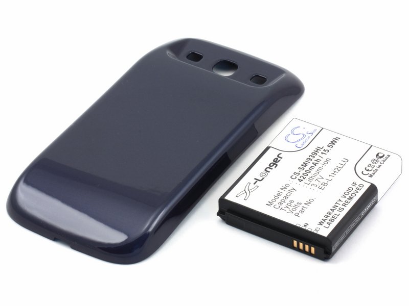 Усиленный аккумулятор для Samsung SCH-i939 Midas (синий)