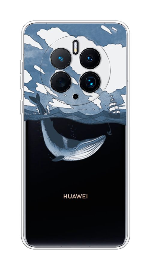 Чехол на Huawei Mate 50 Pro "Большой кит"
