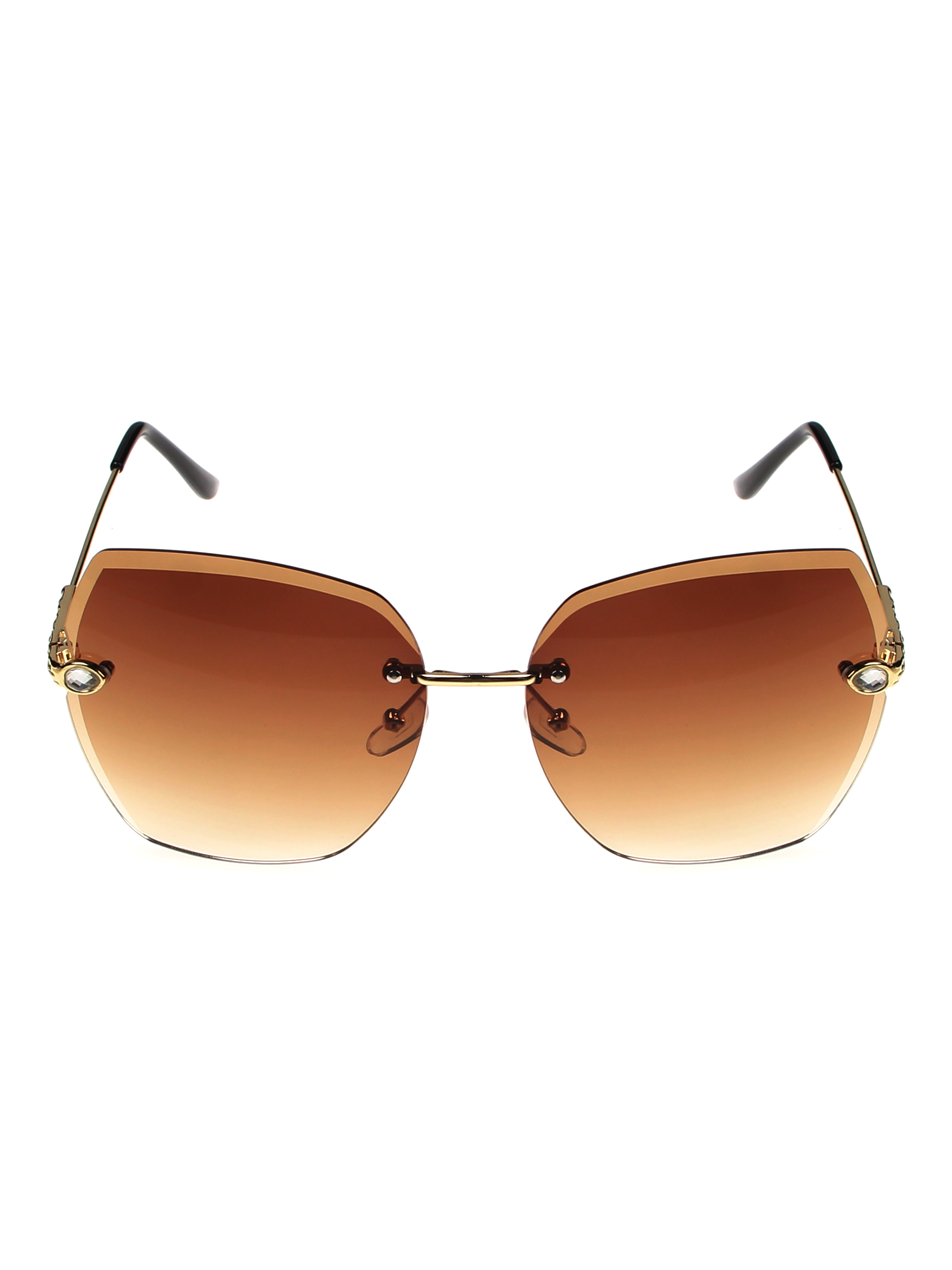 Солнцезащитные очки женские Pretty Mania MDP034 коричневые