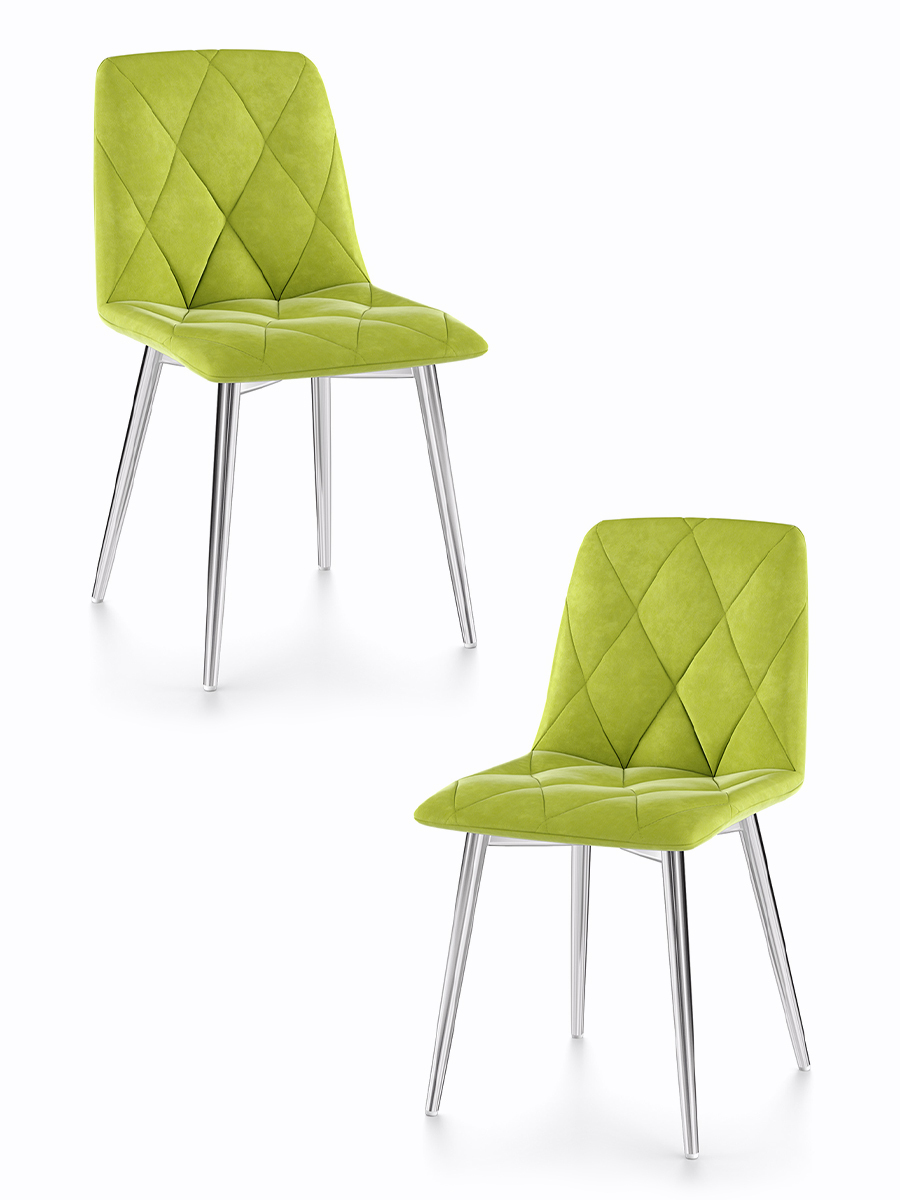 Комплект стульев для кухни DecoLine Ричи 2шт., хром/лайм