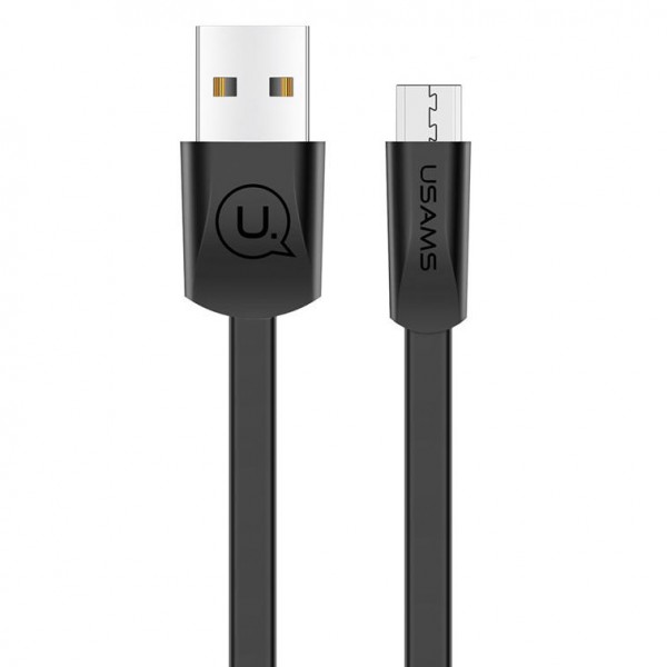 Дата кабель USAMS US-SJ201 microUSB 1.2м Black