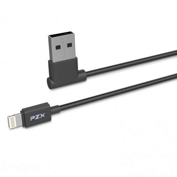 Кабель Epik PZX V105 3A USB to Lightning 1м (Black)