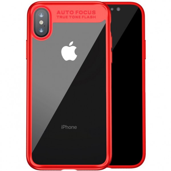 Чехол Rock Clarity Series для Apple iPhone X / XS Red