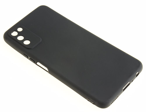 Силиконовый чехол TPU Case матовый Huawei Honor 30 lite черный