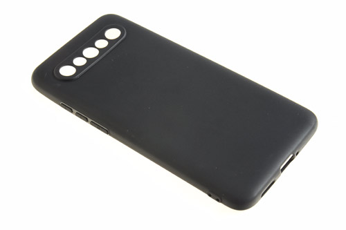Силиконовый чехол TPU Case матовый Meizu 17 черный