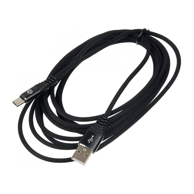Кабель Digma USB A(m)-USB Type-C (m) 3м Black