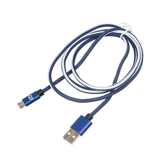 Кабель Digma USB A(m)-micro USB B (m) 1.2м Blue