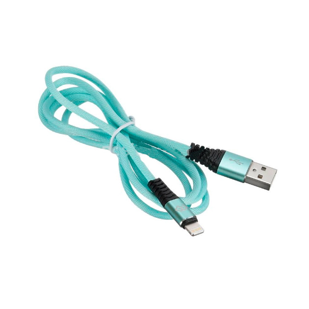 Кабель Digma USB A(m)-Lightning (m) 1.2м Light Blue