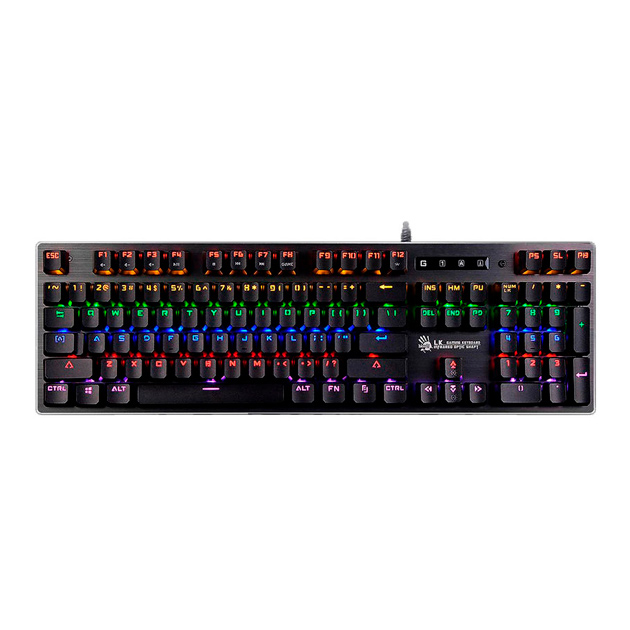 Проводная игровая клавиатура A4Tech Bloody B760 Neon Black