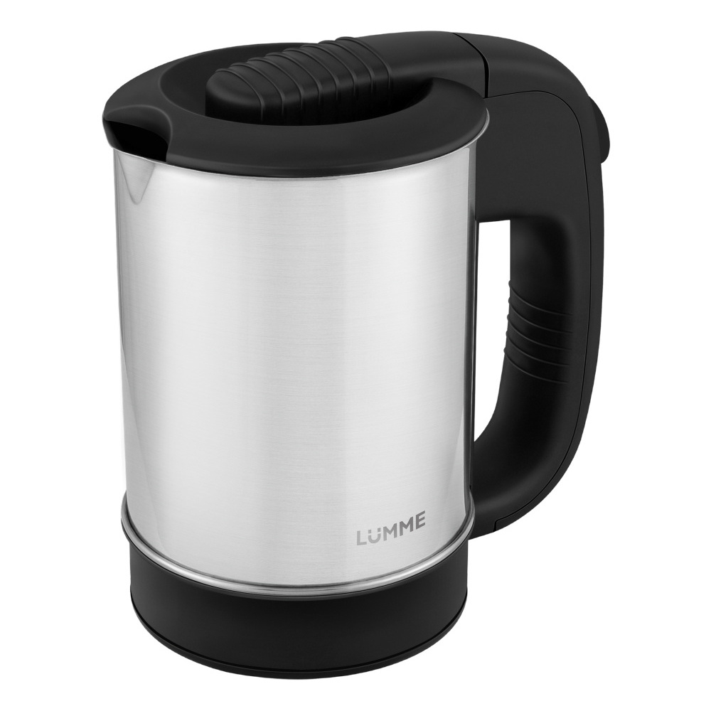 Чайник электрический LUMME LU-155 0.5 л серебристый, черный