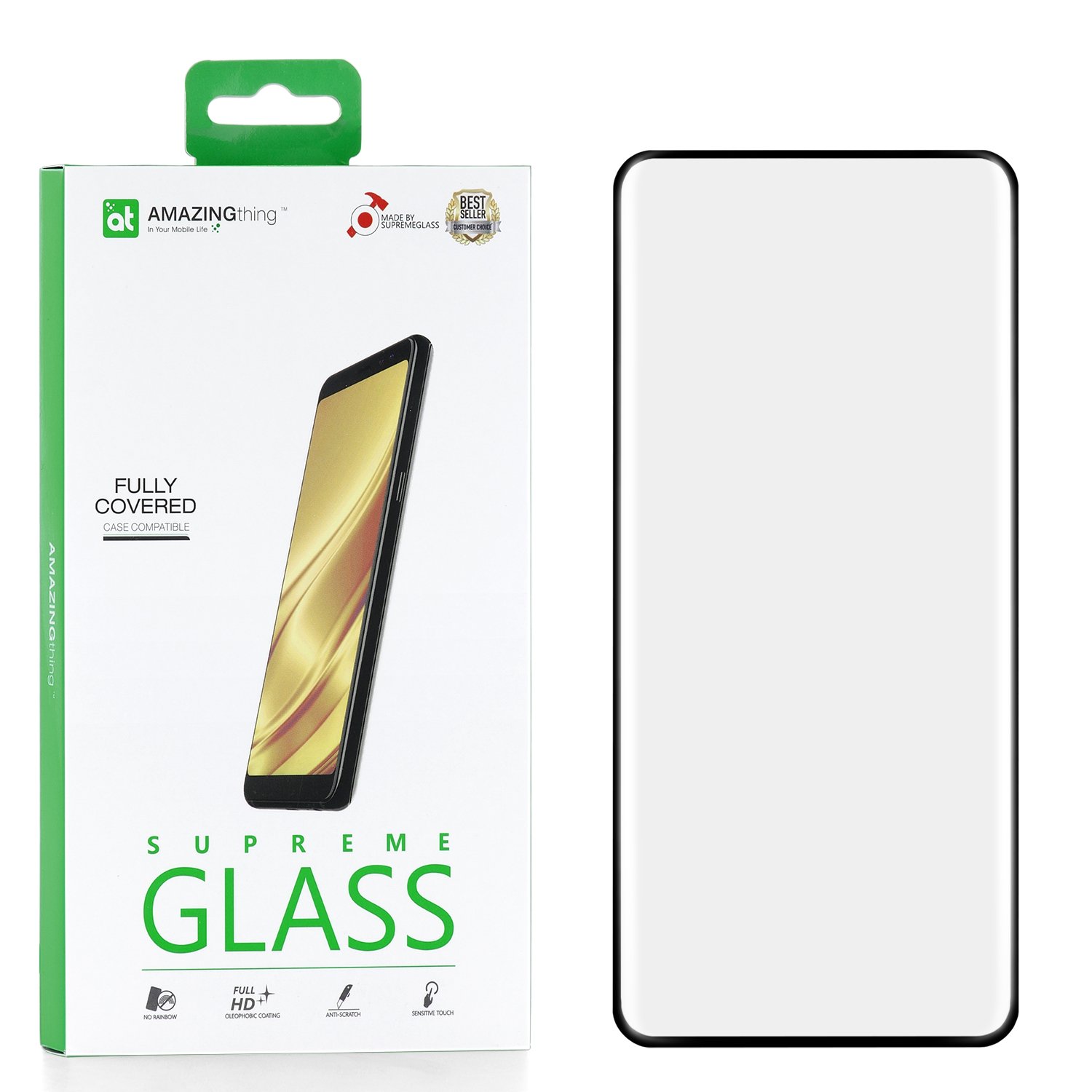 Защитное стекло для Huawei P40 Pro Amazingthing SupremeGlass Full Glue 3D Black 0.33mm