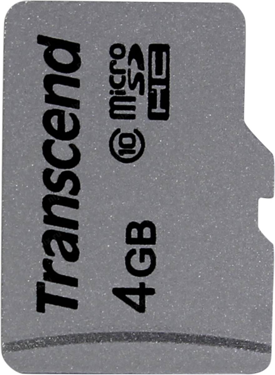 Карта памяти Transcend microSDHC Class 10, LC (TS4GUSD300S)