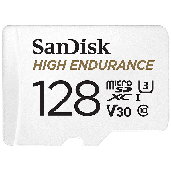 Карта памяти SanDisk microSDXC Class 10 UHS-I U3 V30 High Endurance Video Monitoring Card