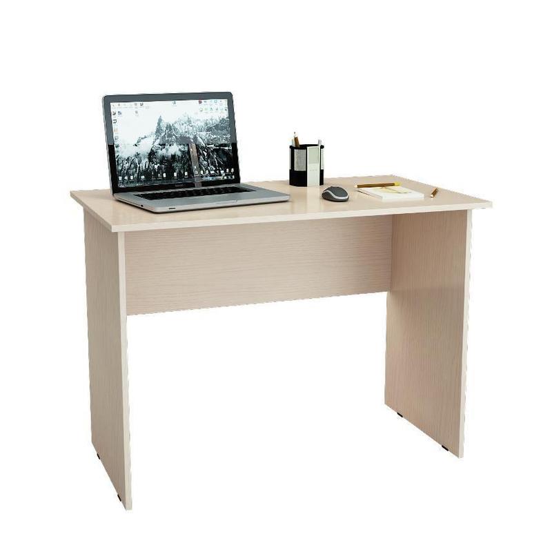 Компьютерный стол MFMaster Милан-5 МСТ-СДМ-05-ДМ-16, дуб молочный