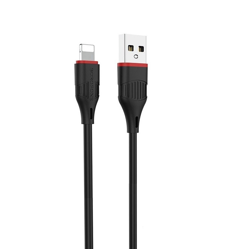 Кабель Borofone BX17 USB - Lightning 2,0А 1м Black