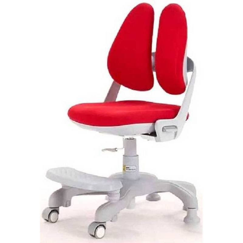 Ортопедическое подростковое кресло с подножкой Falto Kids Duo HTY-CS23 /красное