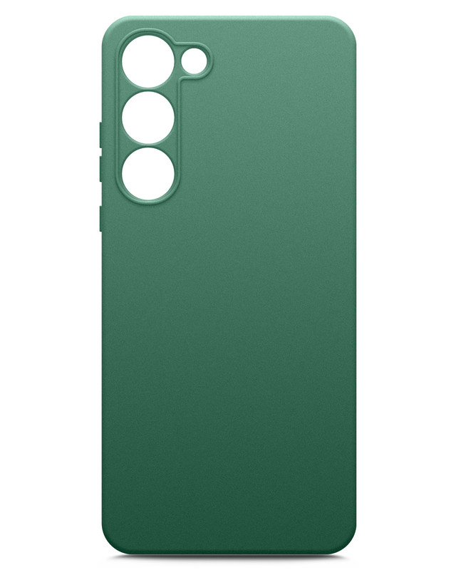 Чехол Brozo на Samsung Galaxy S23+, силиконовый зеленый опал