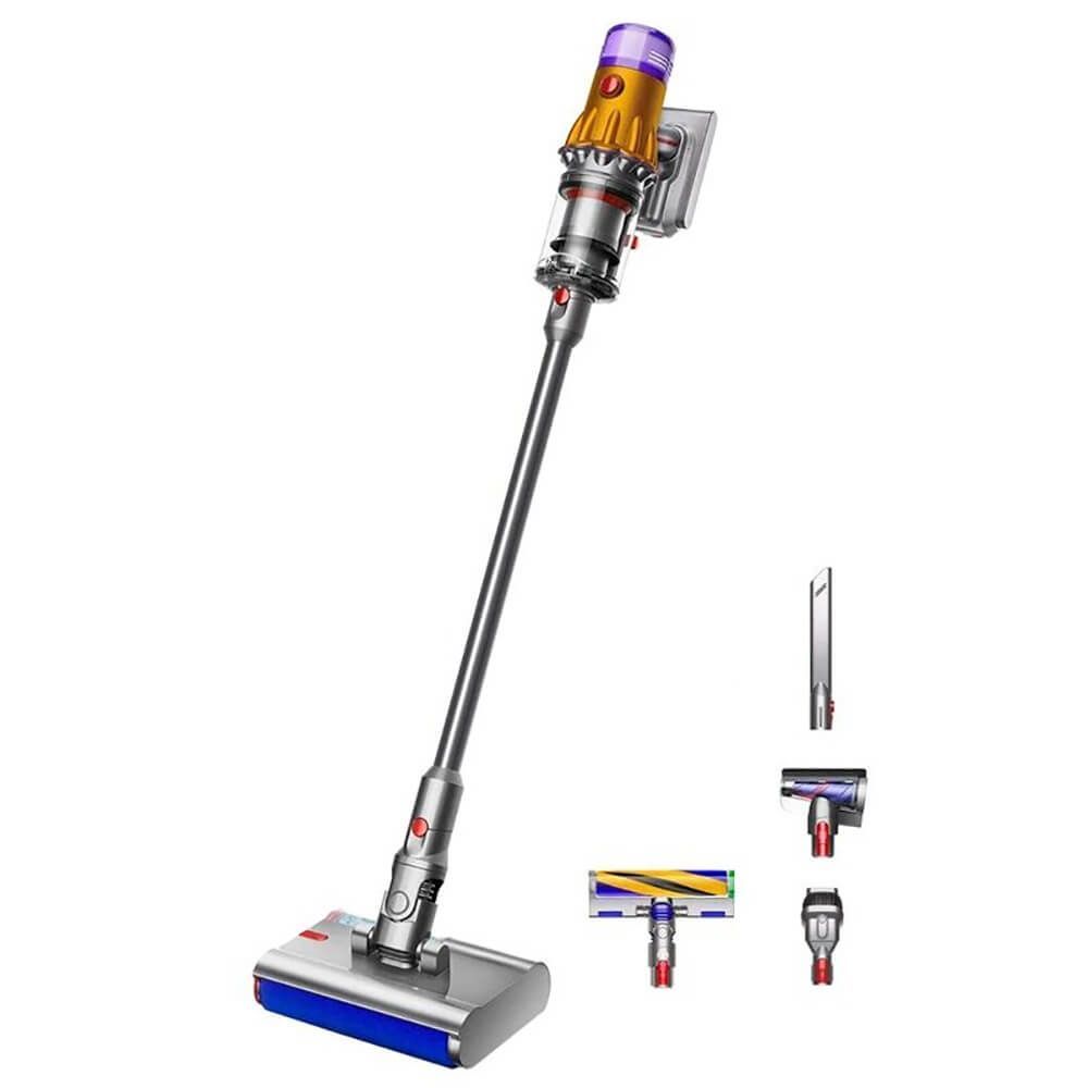 Пылесос Dyson V12s желтый, серый