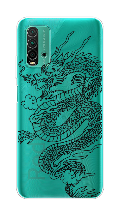 Чехол на Xiaomi Redmi 9T "Большой китайский дракон"