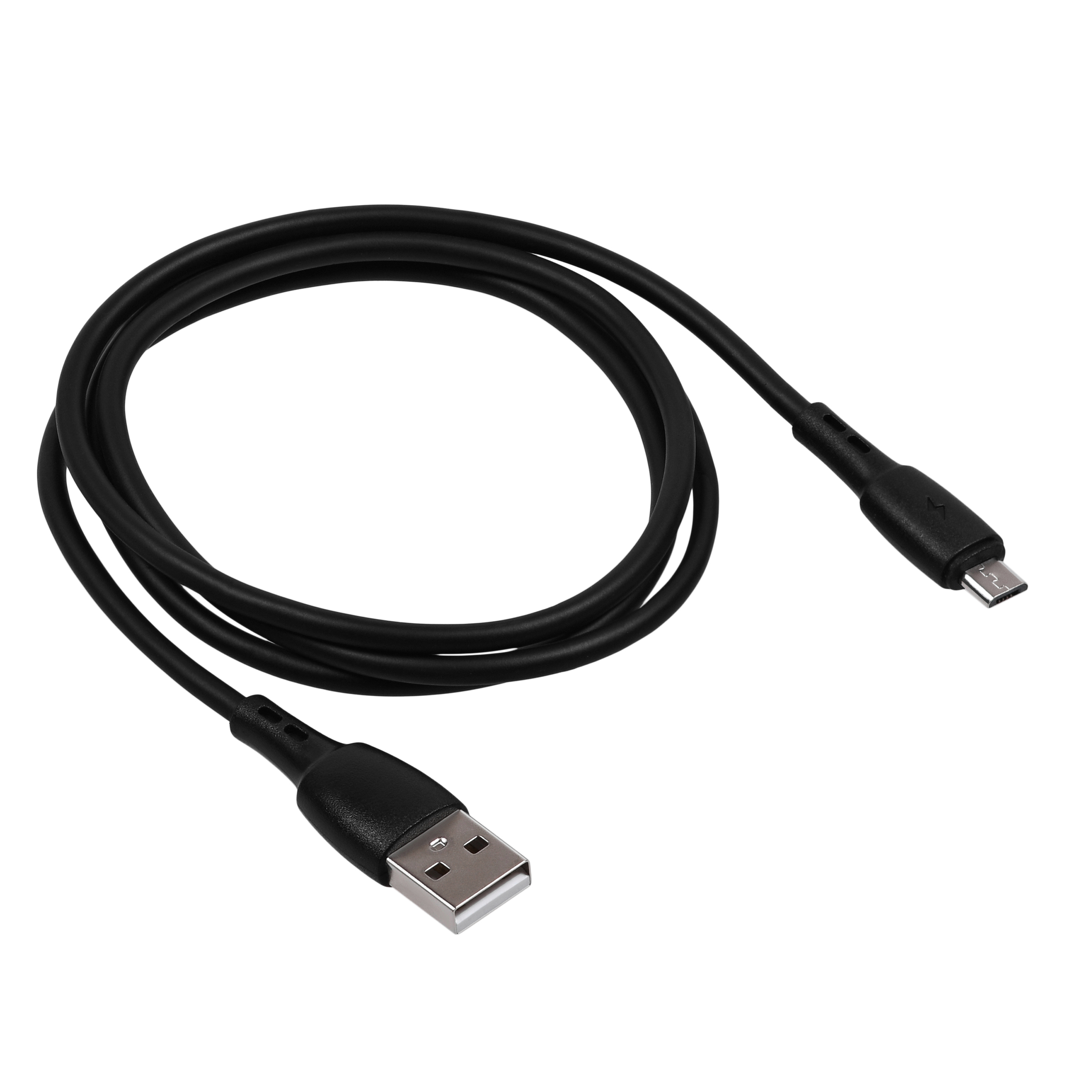 Кабель Carmega microUSB 1.0m black