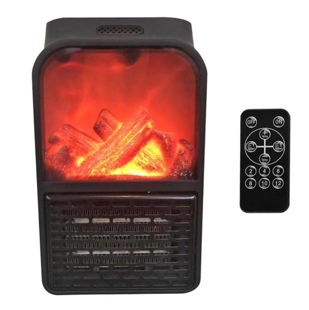 Тепловентилятор Flame Heater 00000026055 Black
