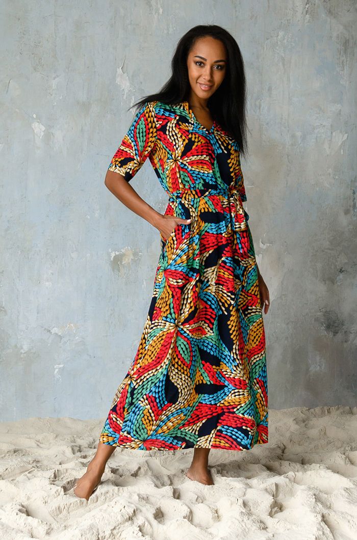 Платье женское Mia-Mia 16447 Dominica разноцветное L