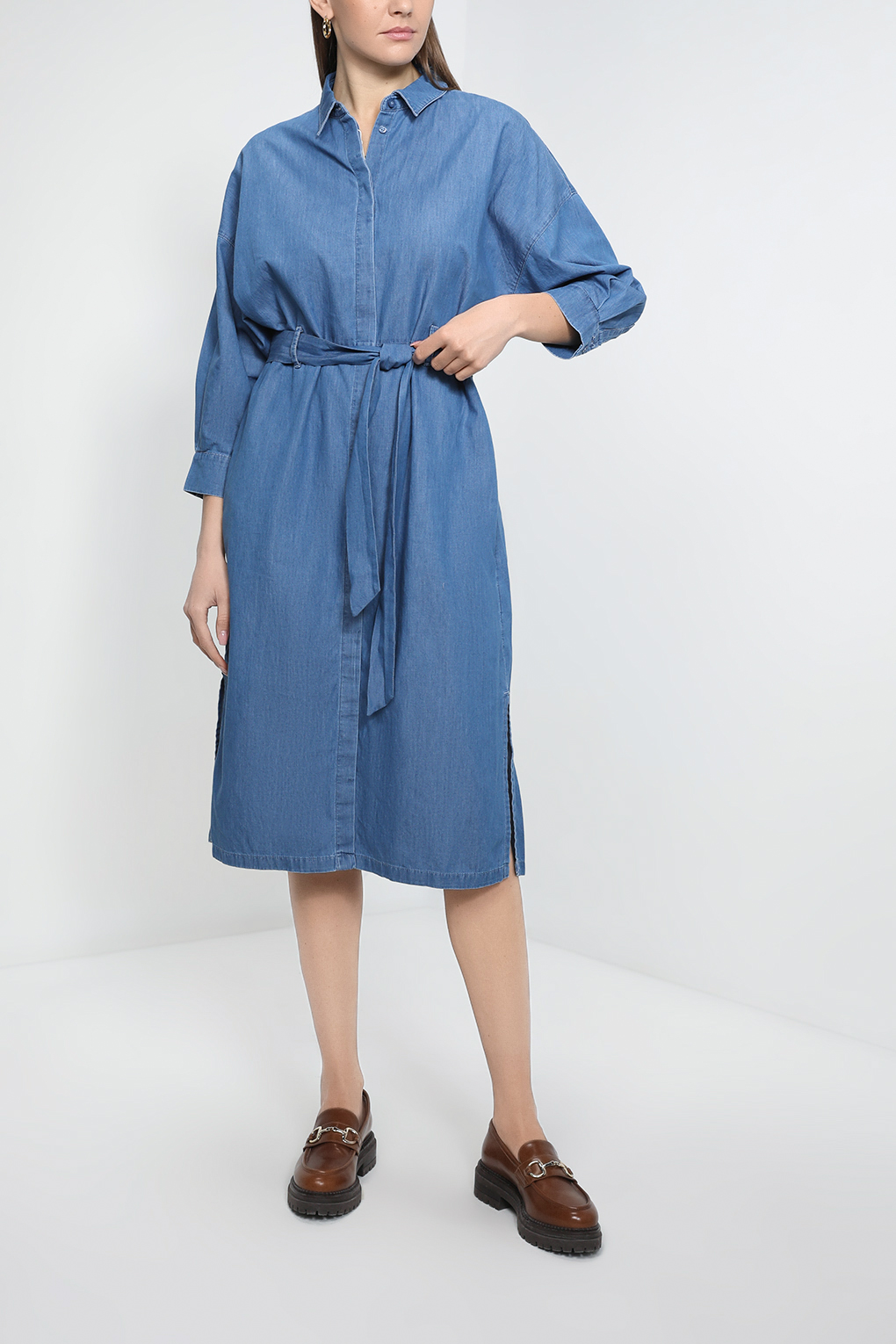 Платье женское Esprit Collection 013EO1E307 синее S