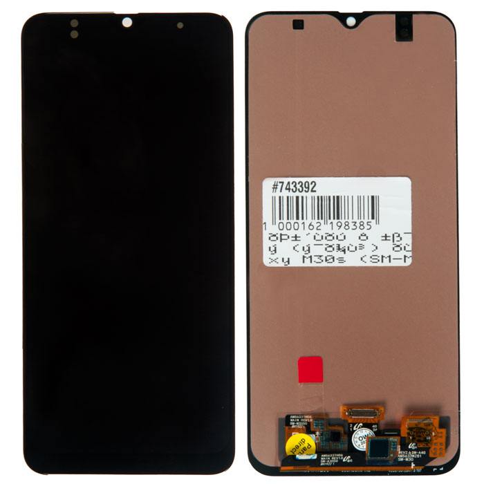 Дисплей в сборе с тачскрином для Samsung Galaxy M21, M31, M30, M30s чёрный OLED