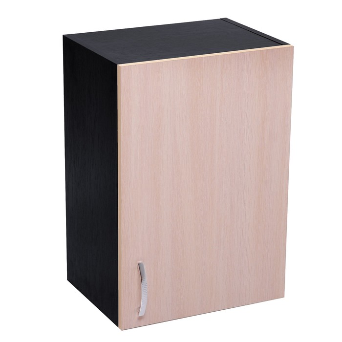 Шкаф навесной «Тоника», 400x570x300 мм, цвет венге / дуб молочный