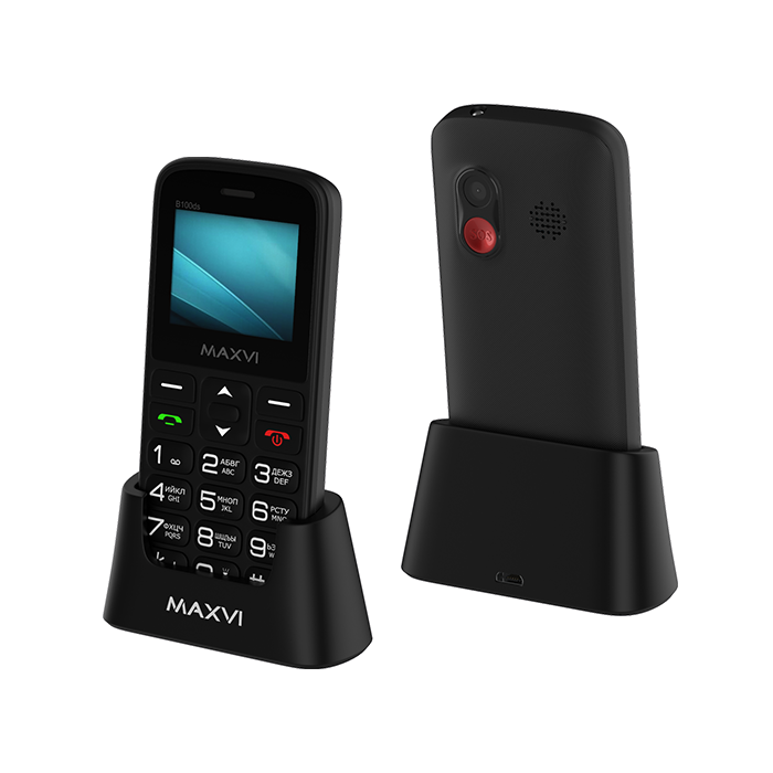 Мобильный телефон Maxvi B100ds black