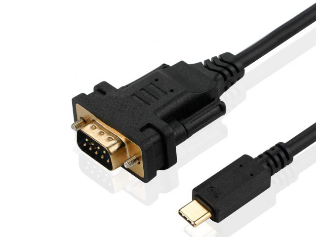 Кабель KS-IS USB Type-C - RS-232 вилка-вилка м KS-562