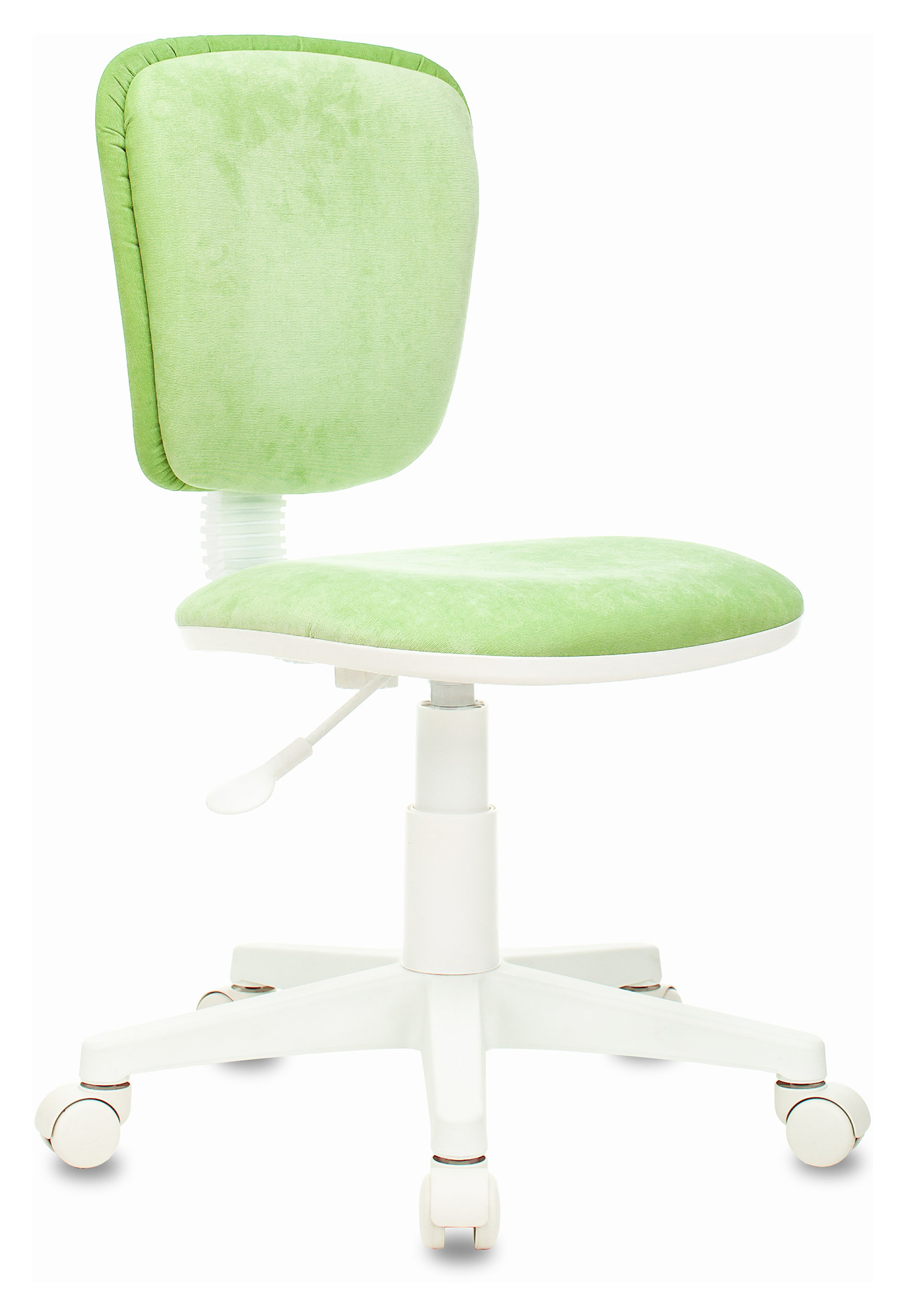 Кресло детское Бюрократ CH-W204NX светло-зеленый Velvet 81 крестовина пластик пластик белы