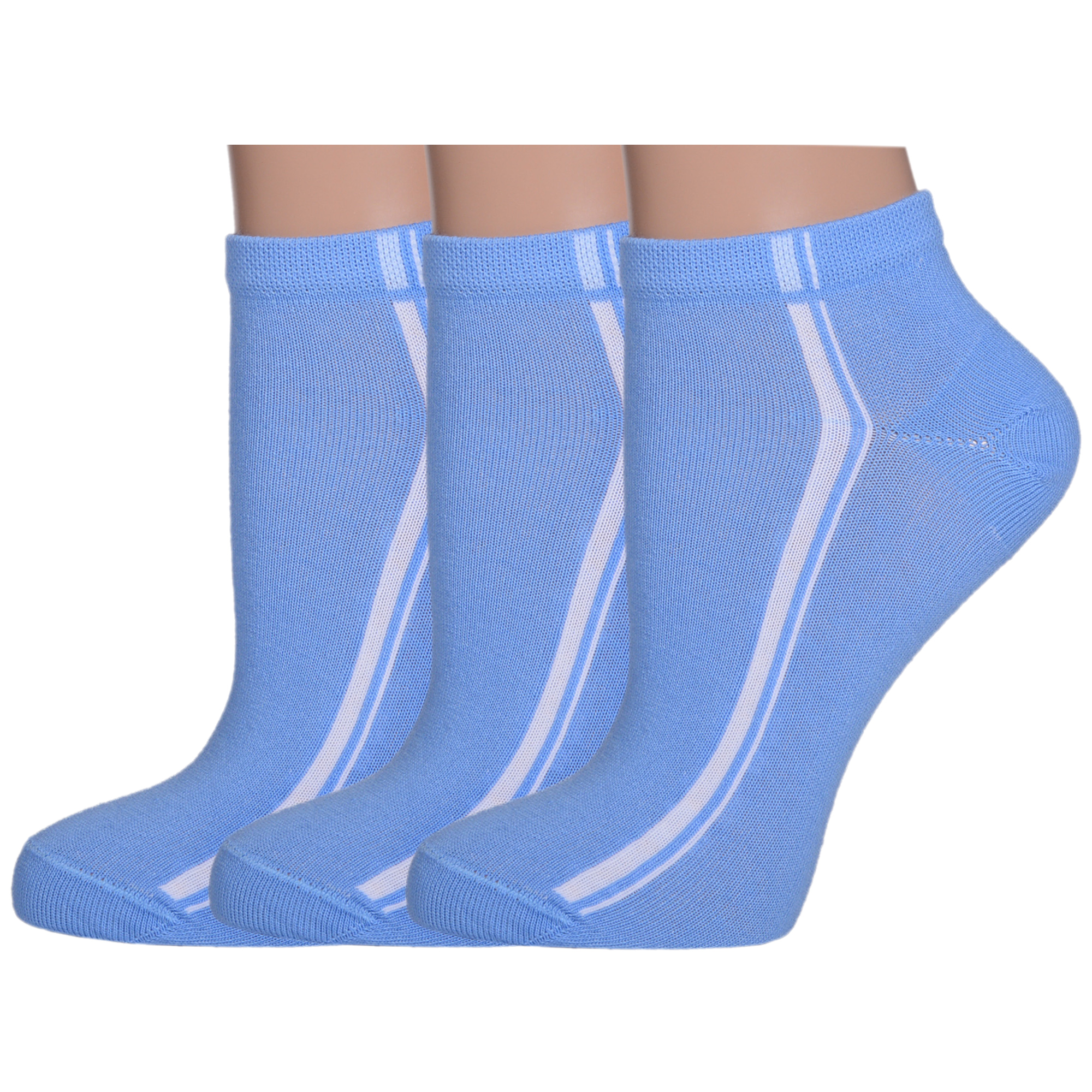 Комплект носков женских LorenzLine 3-С8 голубых 25