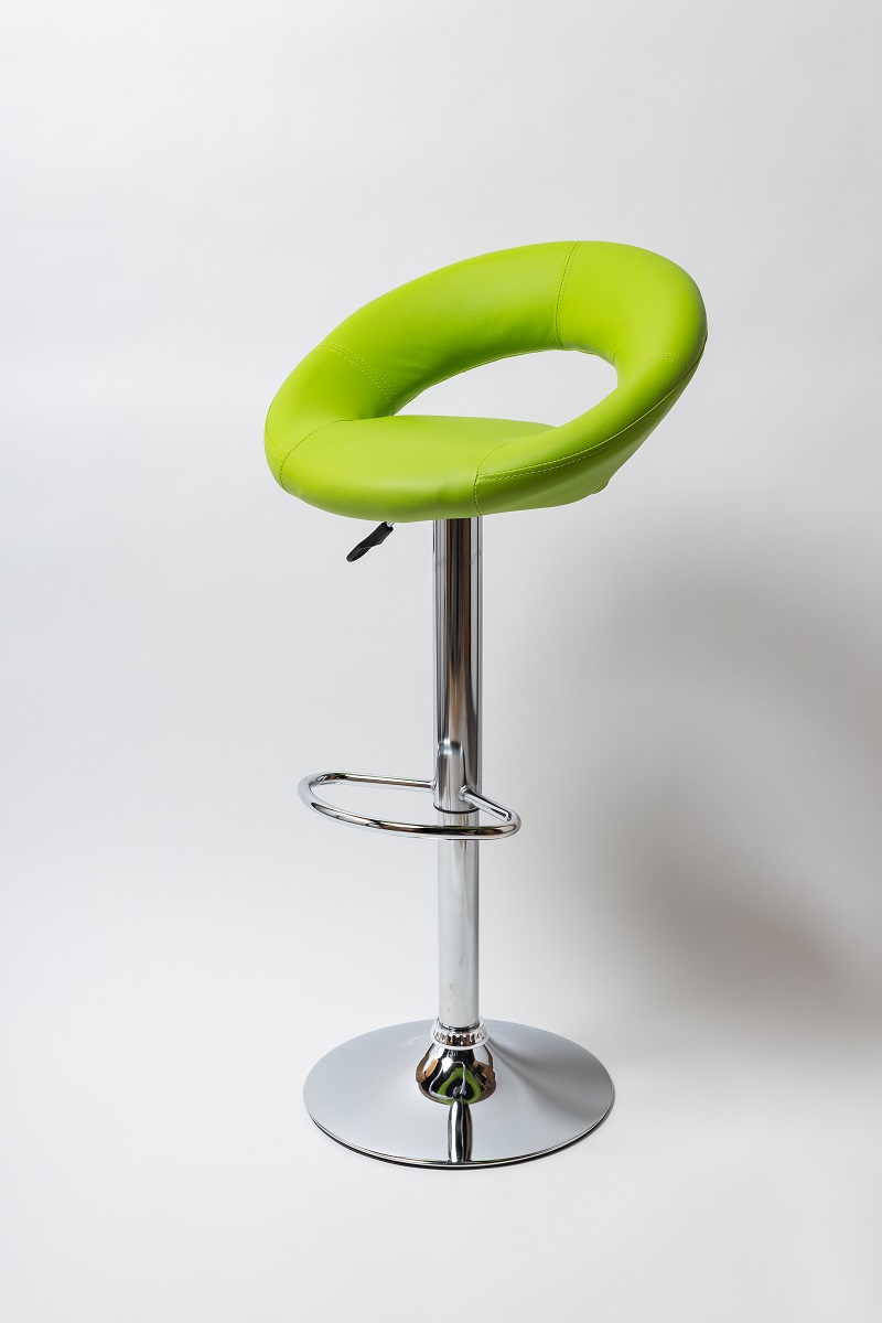 Барный стул La Room BN-1009-1, зеленый, хром/зеленый