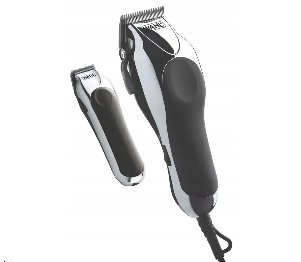 Машинка для стрижки волос Wahl Chrome ProDeluxe серебристый, черный
